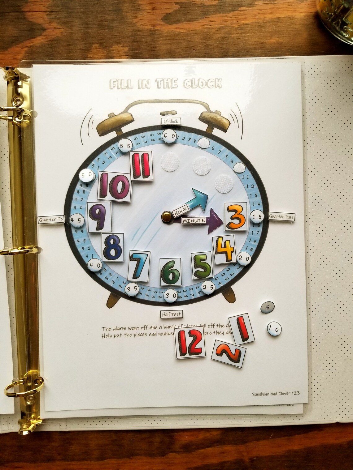 Time Learning Clocks, Printable Clock Activity, Telling Time ...