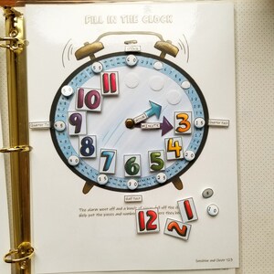 Time Learning Clocks, Printable Clock Activity, Telling Time ...
