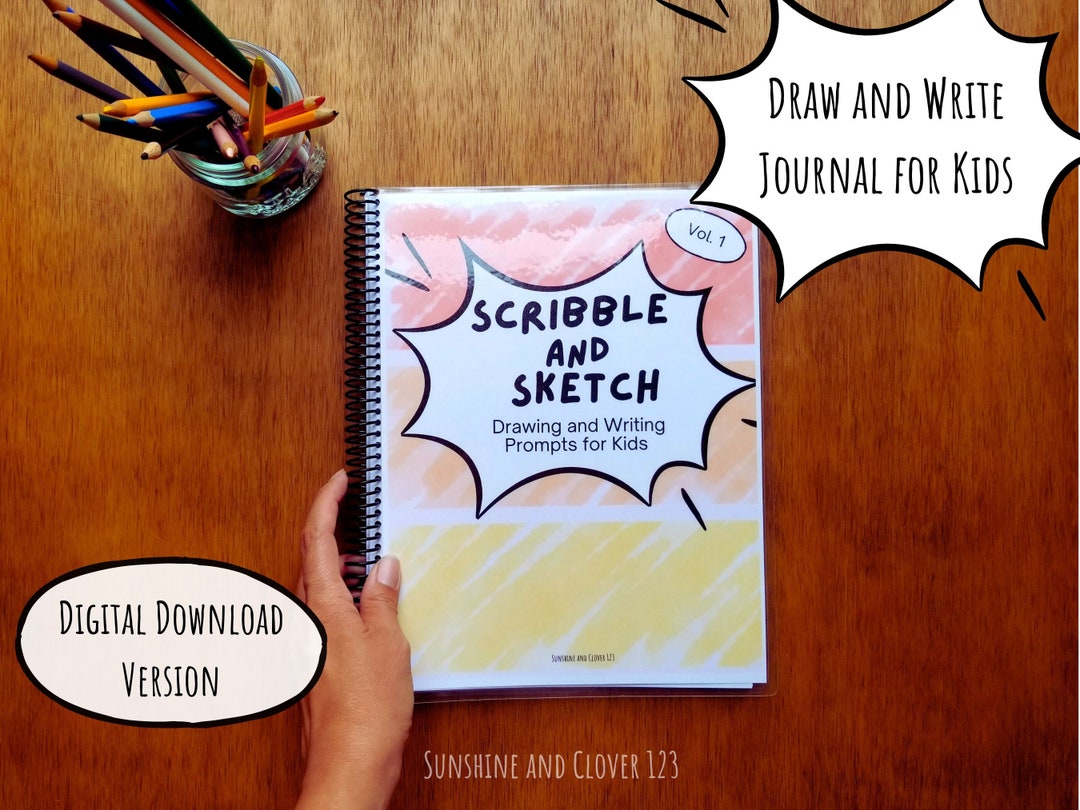 Printable Journal for Kids With Writing and Drawing Prompts Vol 1 ...