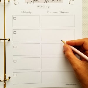 Printable Homeschool Planner Mushroom Brown Expanded Version, Goals for ...