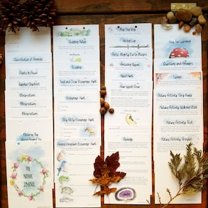 Nature Journal, Printable Nature Booklet, Outdoor Activities for Kids ...