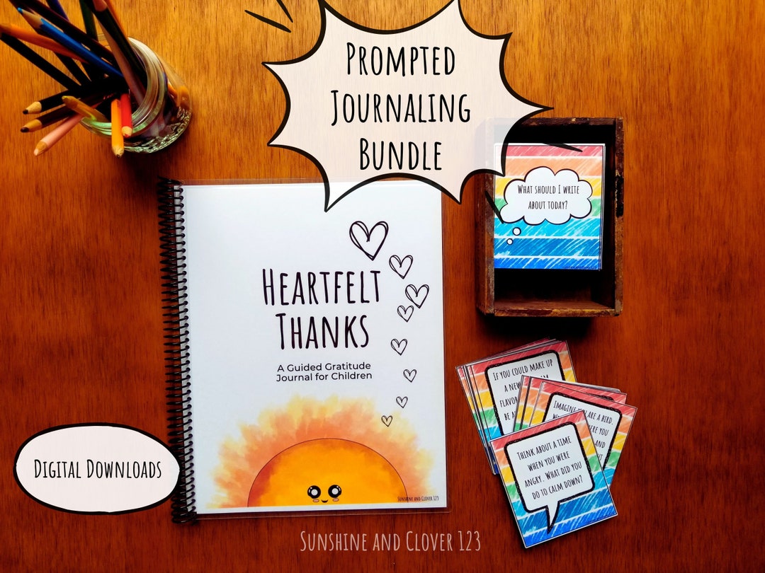Printable Gratitude Journal Draw and Write Journal Prompt Cards ...