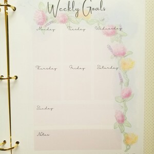 Printable Homeschool Planner, Daily Weekly Monthly Goals, School ...