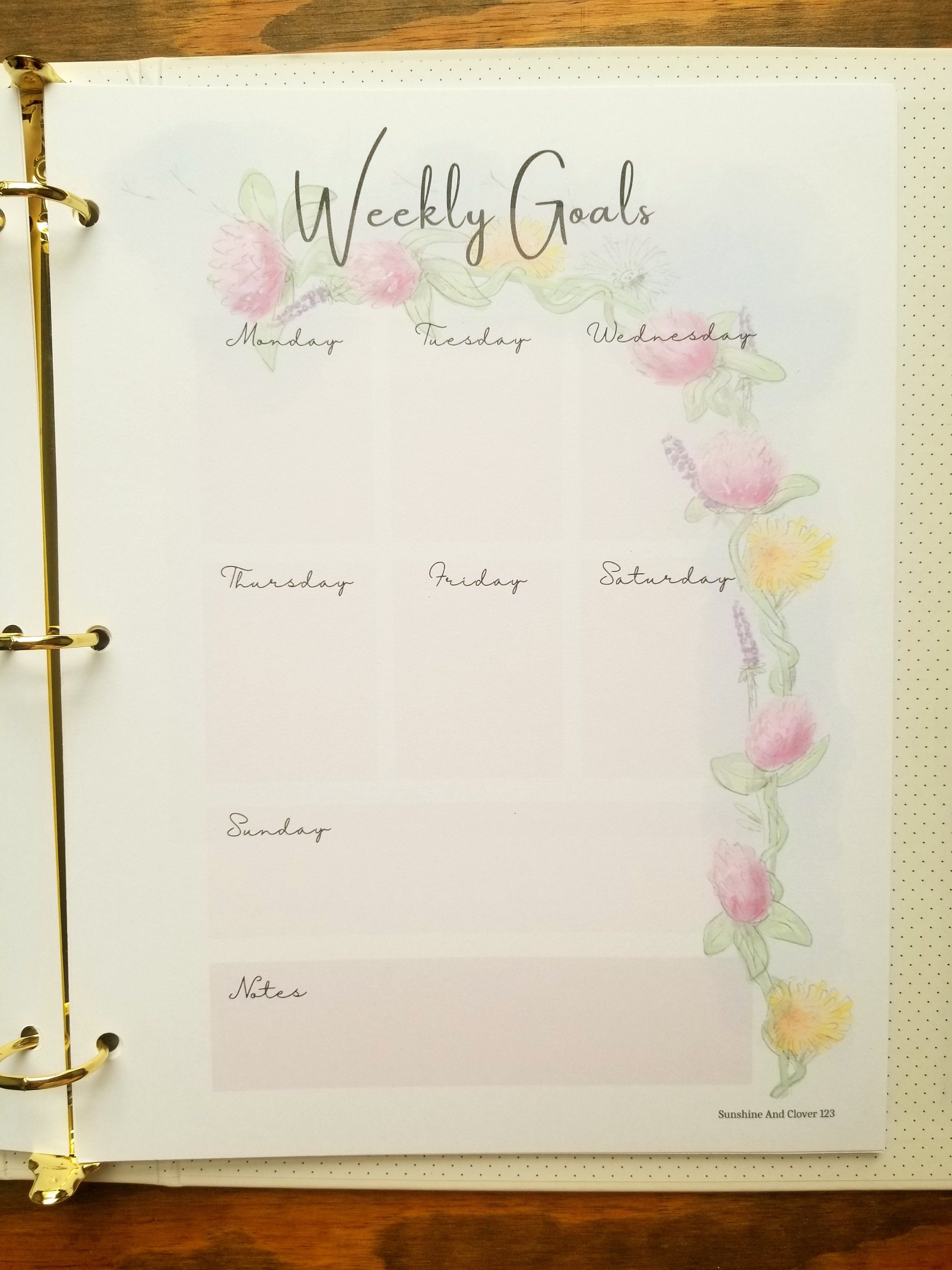 Printable Homeschool Planner, Daily Weekly Monthly Goals, School ...