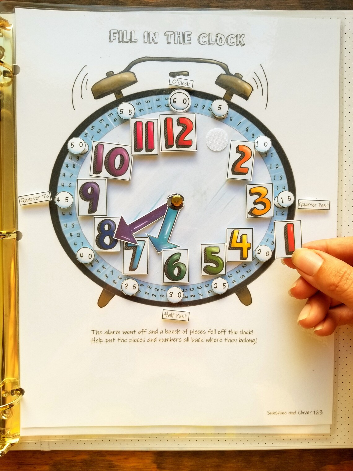 Time Learning Clocks, Printable Clock Activity, Telling Time ...