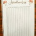 Homeschool Attendance Log Mushroom Brown, Printable Attendance Record ...
