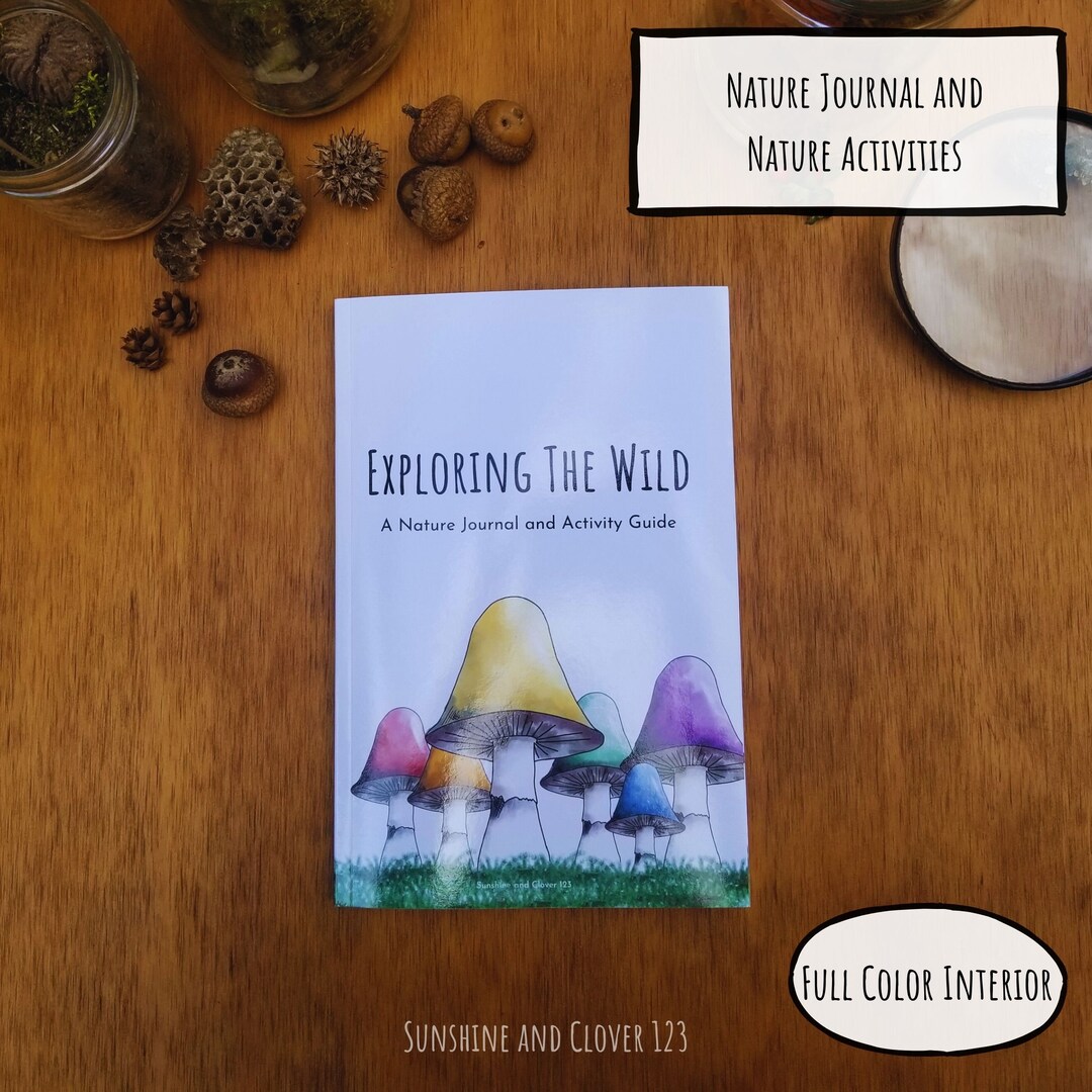 Nature Journal for Kids Camping Activity Book Outdoor Educational ...