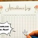 Homeschool Attendance Log Mushroom Brown, Printable Attendance Record ...