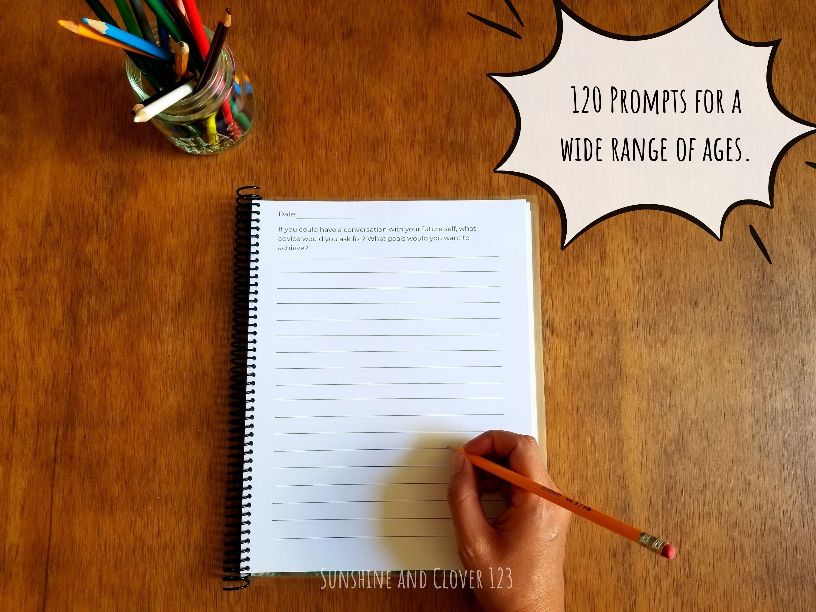 Printable Gratitude Journal + Self-reflection Journals Writing Prompts ...