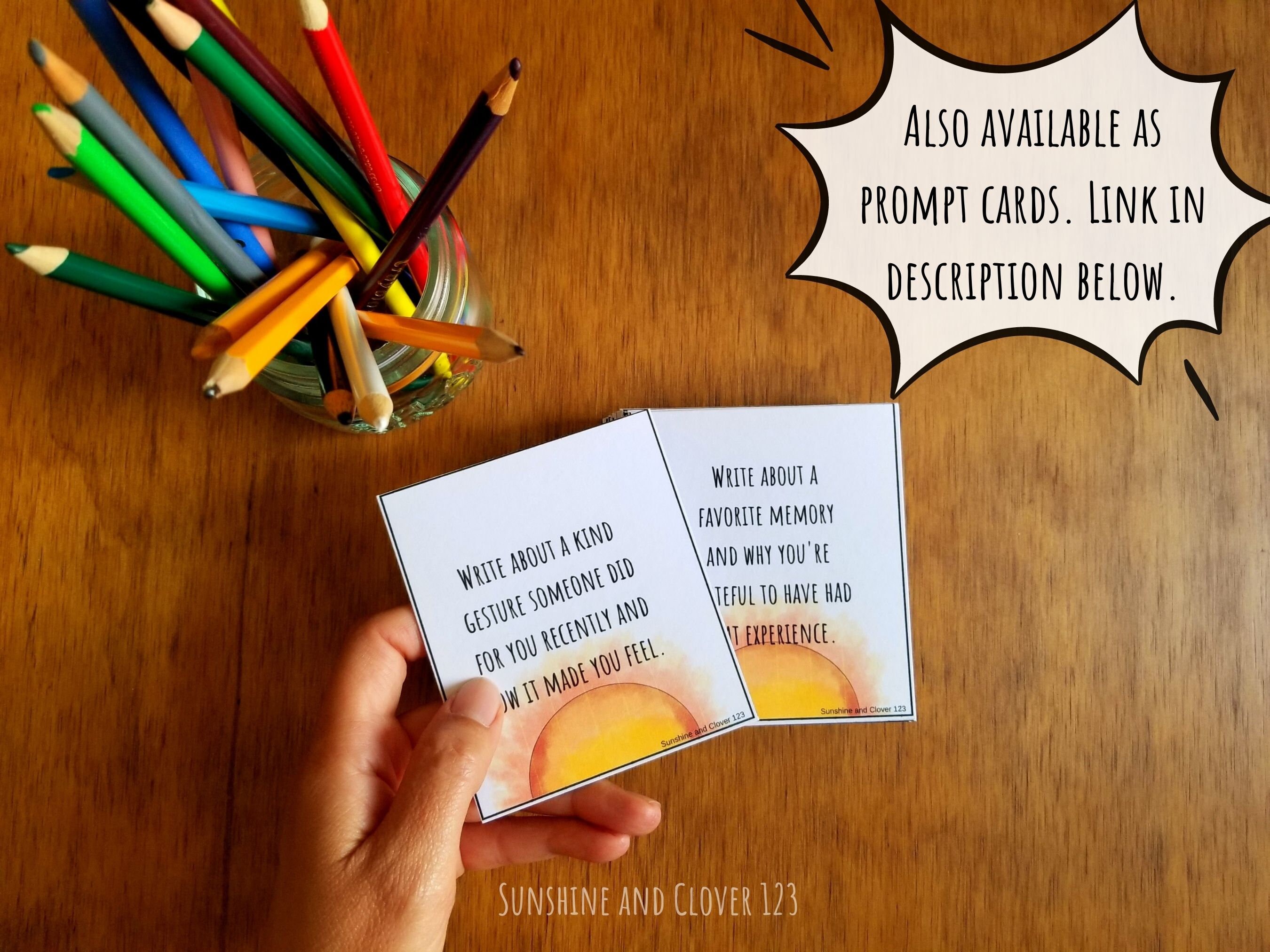 Gratitude Journal for Kids Printable Thankfulness Journaling Prompts ...