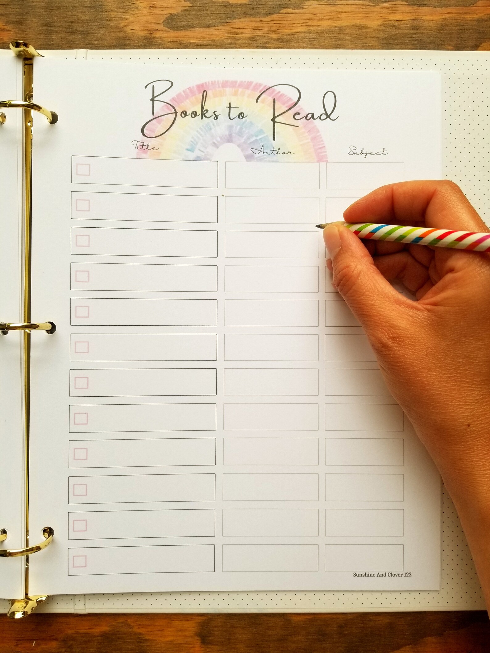 Rainbow Homeschool Planner Organization for Homeschoolers - Etsy
