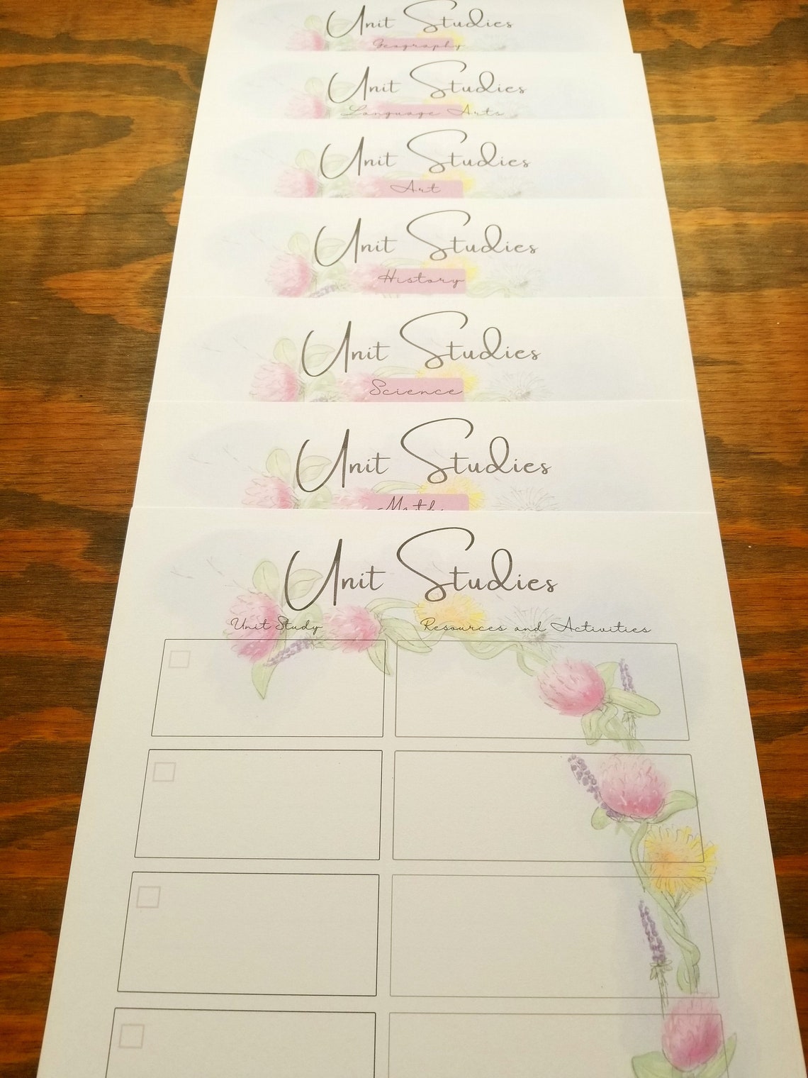 Printable Homeschool Planner Daily Weekly Monthly Goals - Etsy