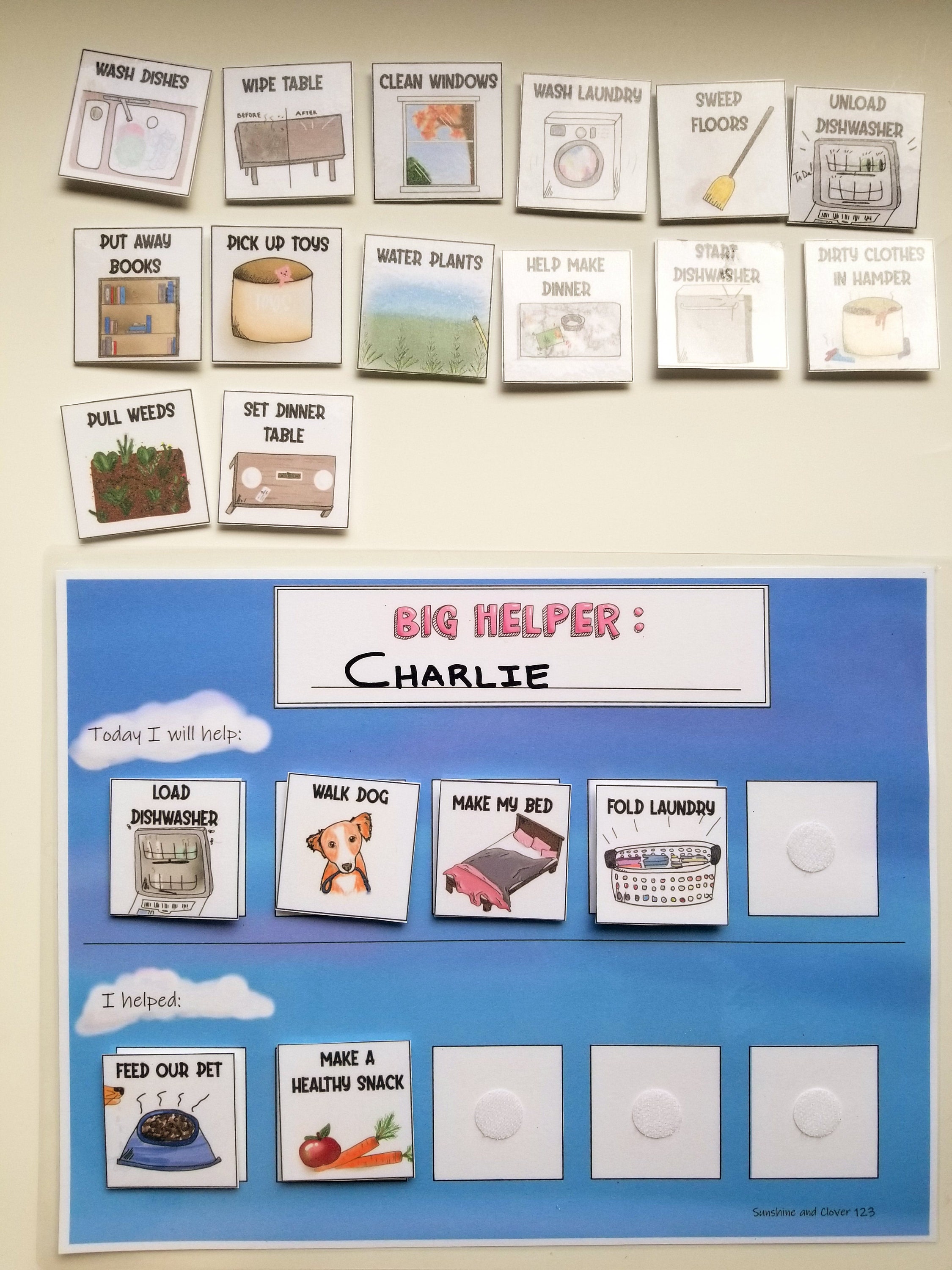 Life Skills Printables, Chore Chart, Address and Phone Number ...