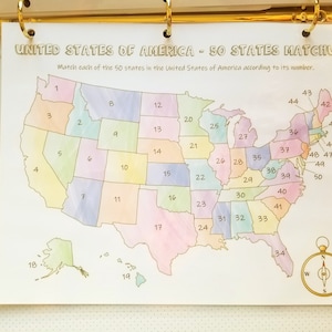 Continents and Oceans Unit Study, World Map Digital Download ...