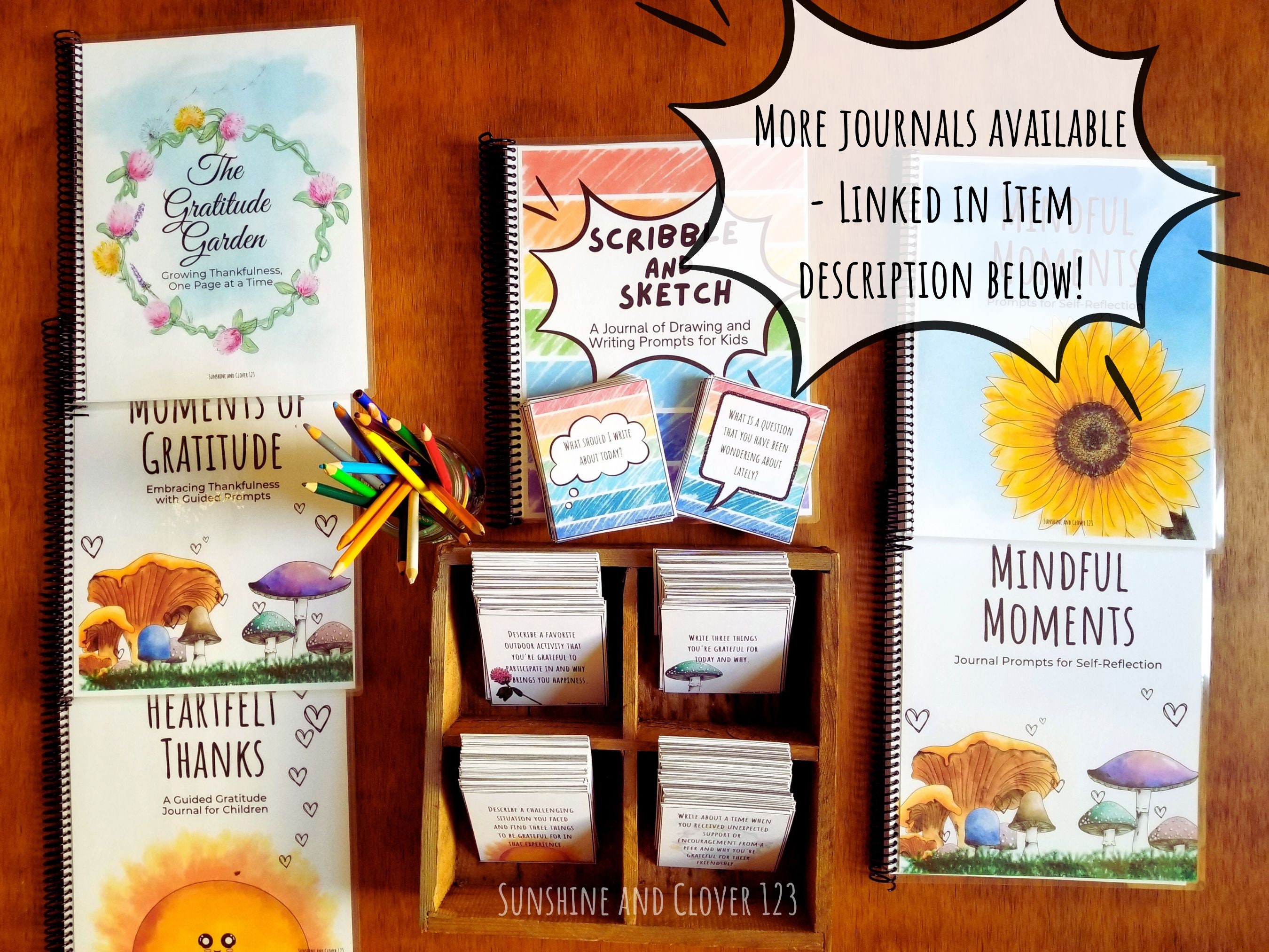 Printable Gratitude Journal Prompt Cards Self Reflection Journaling ...