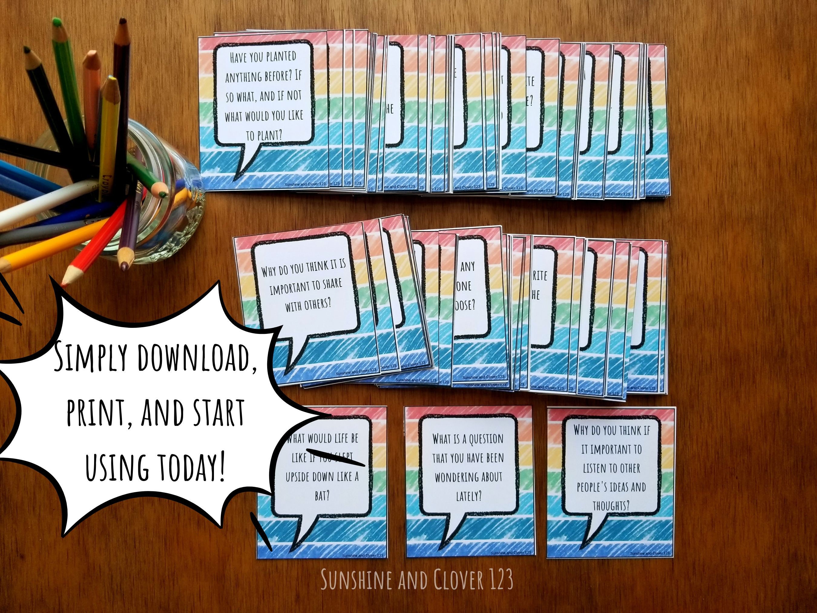 Printable Journaling Prompt Cards Bundle, Gratitude Journal Prompts ...