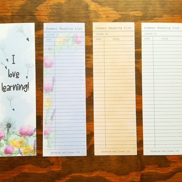 Library Checkout Card Printable - Etsy