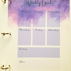 Homeschool Planner, Printable Homeschool Organizer, Blue Galactic ...