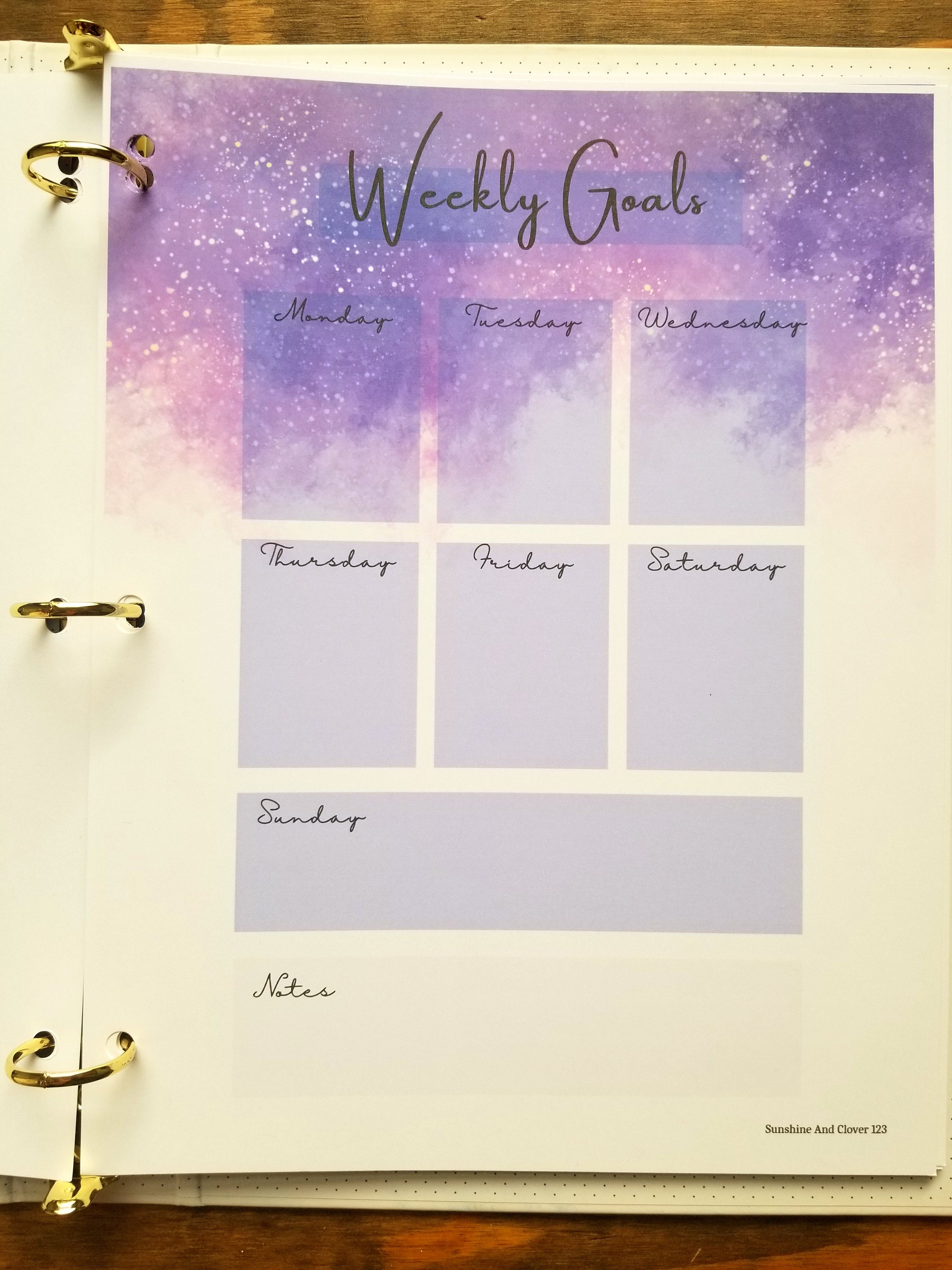 Homeschool Planner, Printable Homeschool Organizer, Blue Galactic ...