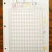 Homeschool Attendance Log in Flower Design Attendance Record - Etsy