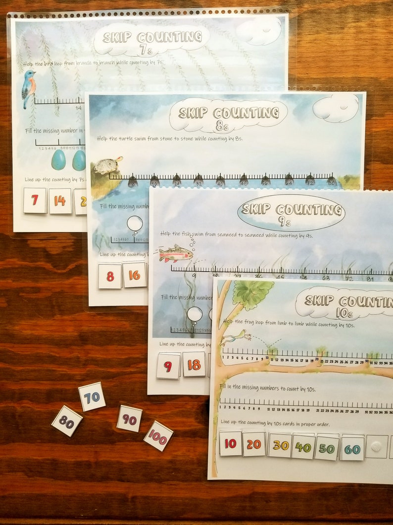 Skip Counting Worksheets, 2nd Grade Math Activities, Second Grade ...