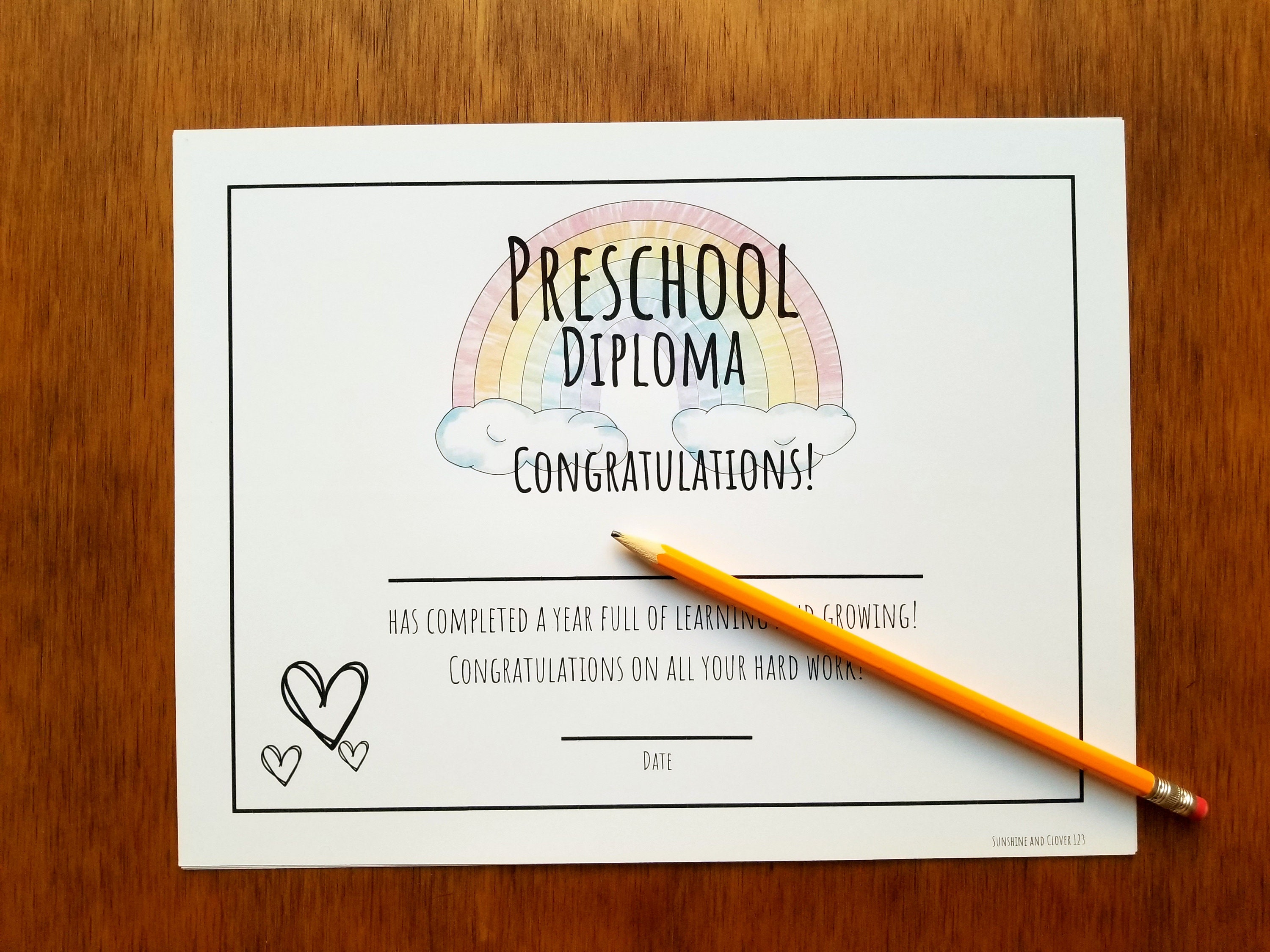 Printable Diploma Homeschool Diploma Certificate of Completion 2024 ...