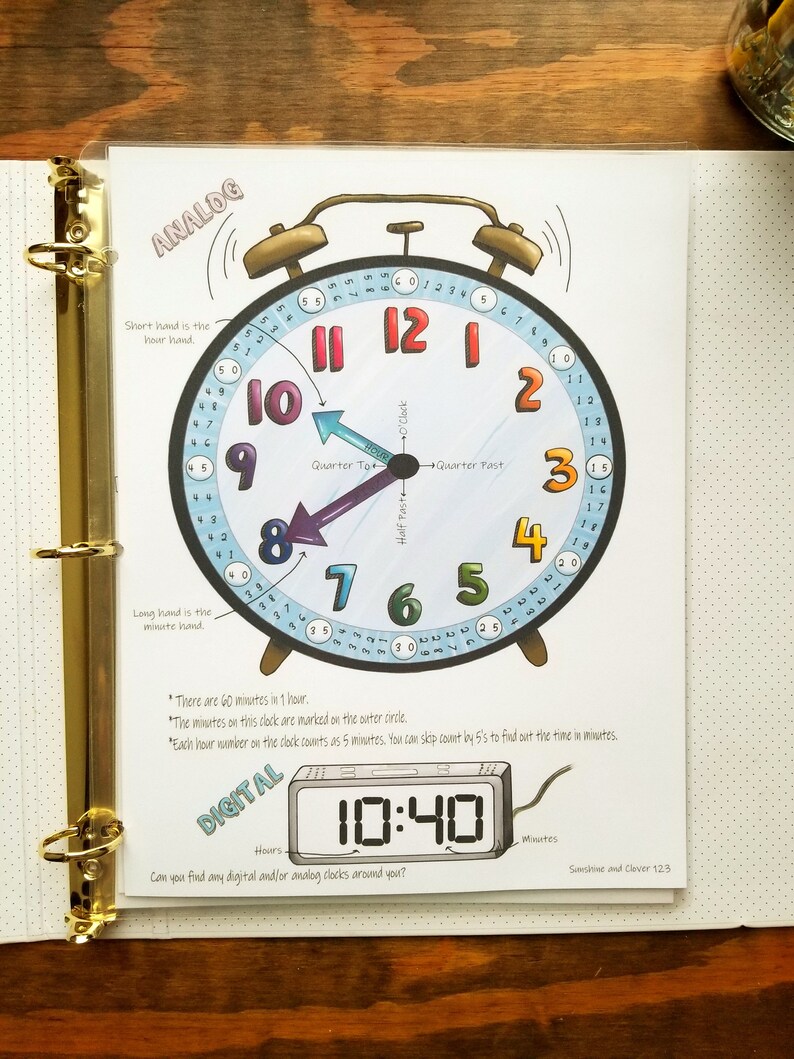 Time Learning Clocks, Printable Clock Activity, Telling Time ...