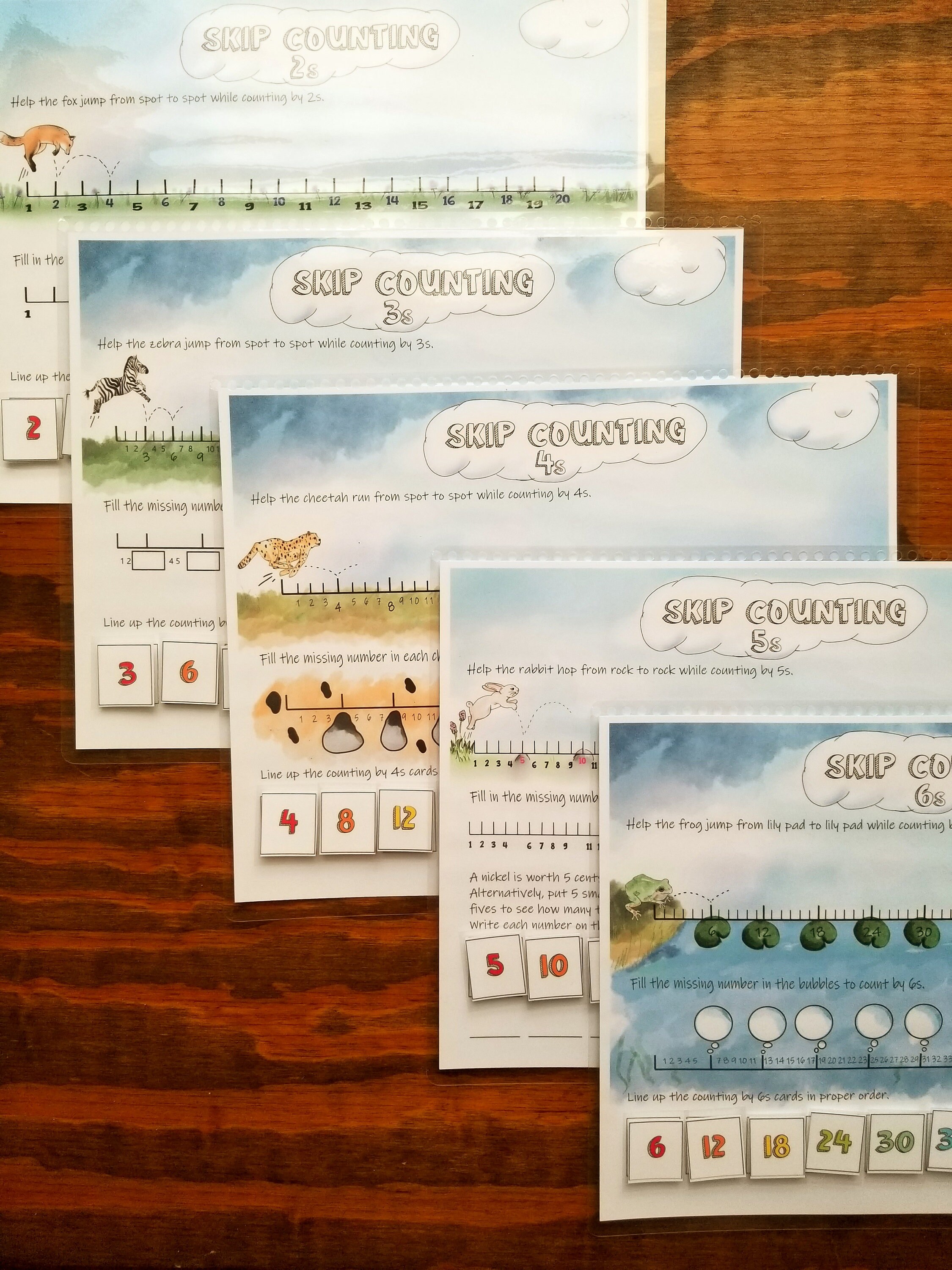 Skip Counting Worksheets 2nd Grade Math Activities Second - Etsy