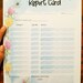 Digital Download Report Card, Grade Card for Homeschooling, Flower ...