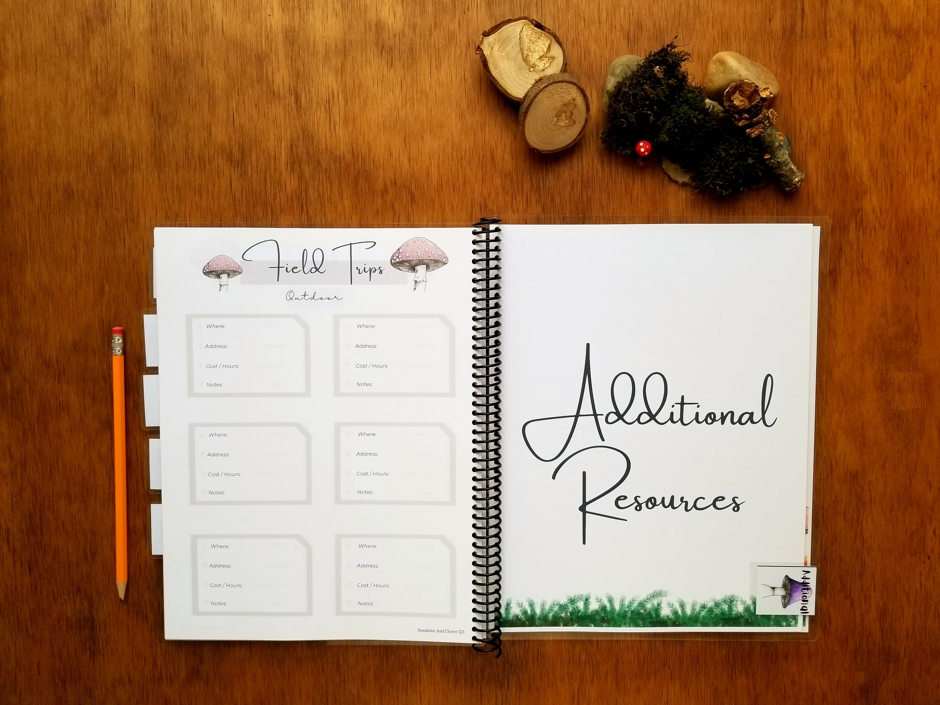 Spiral Bound Homeschool Planner, Homeschooling Scheduler, Homeschool ...