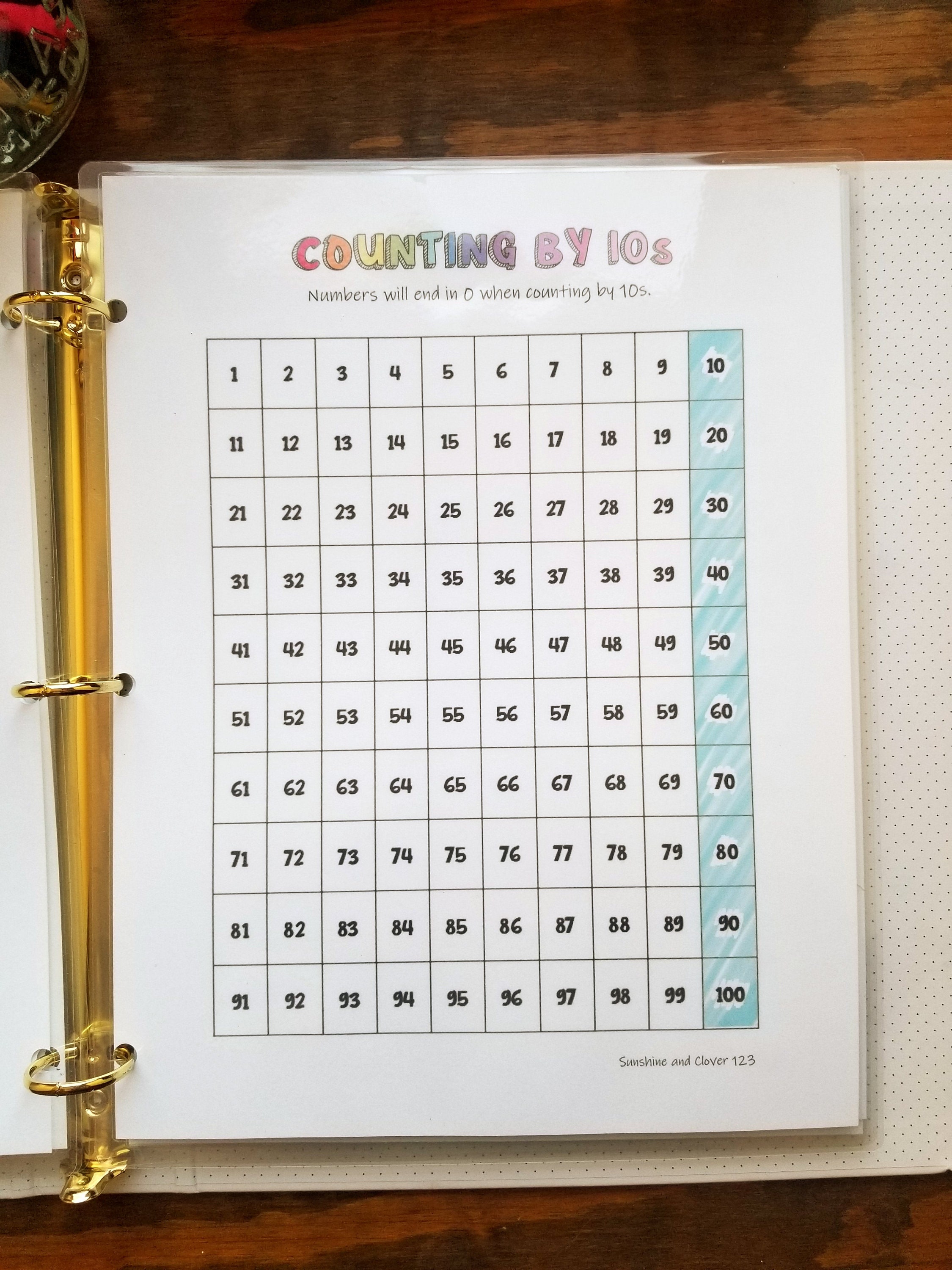 Number Lines, Skip Counting Worksheets, Counting by 2s, 5s, 10s, 1-100 ...