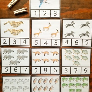 Preschool Numbers Activity, Homeschool Preschool Printable, Count and ...