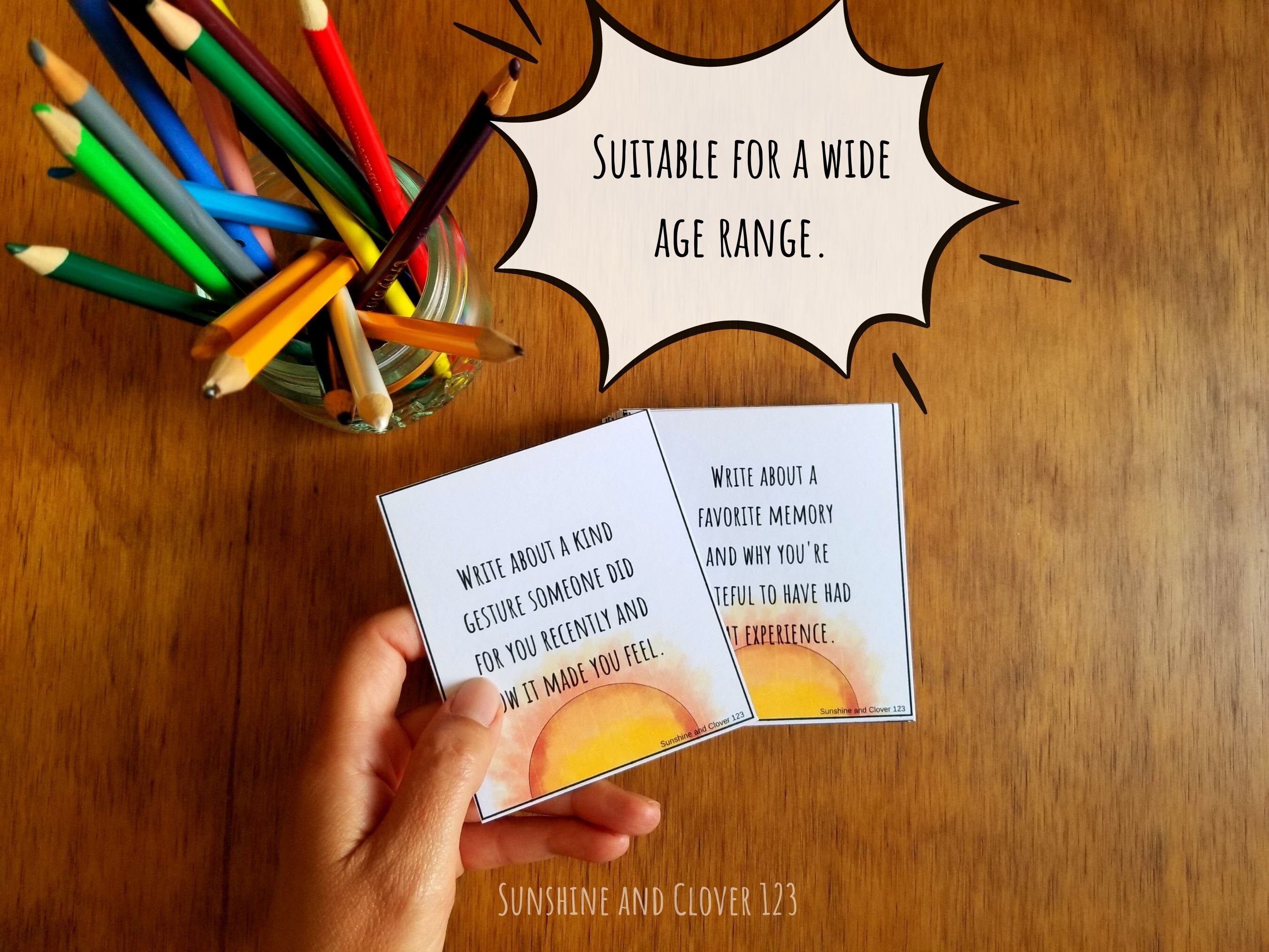 Gratitude Journal Prompt Cards Gratitude Journaling Prompts for All ...