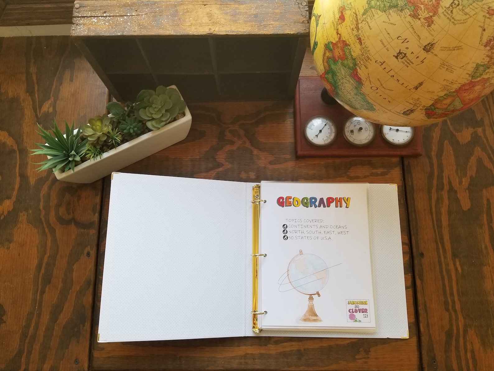 Continents and Oceans Unit Study World Map Digital Download - Etsy