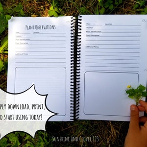Printable Nature Journal for Kids Nature Themed Activities for Children ...