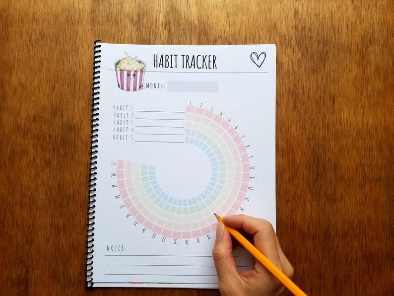 Printable Daily Planner, Kawaii Style Planner, Hourly Planner ...