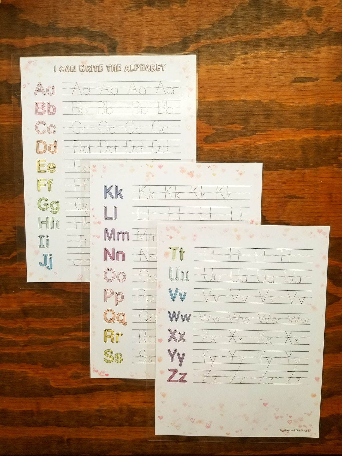 Alphabet Tracing Worksheets, ABC Tracing Practice Sheets, Reusable ABC ...
