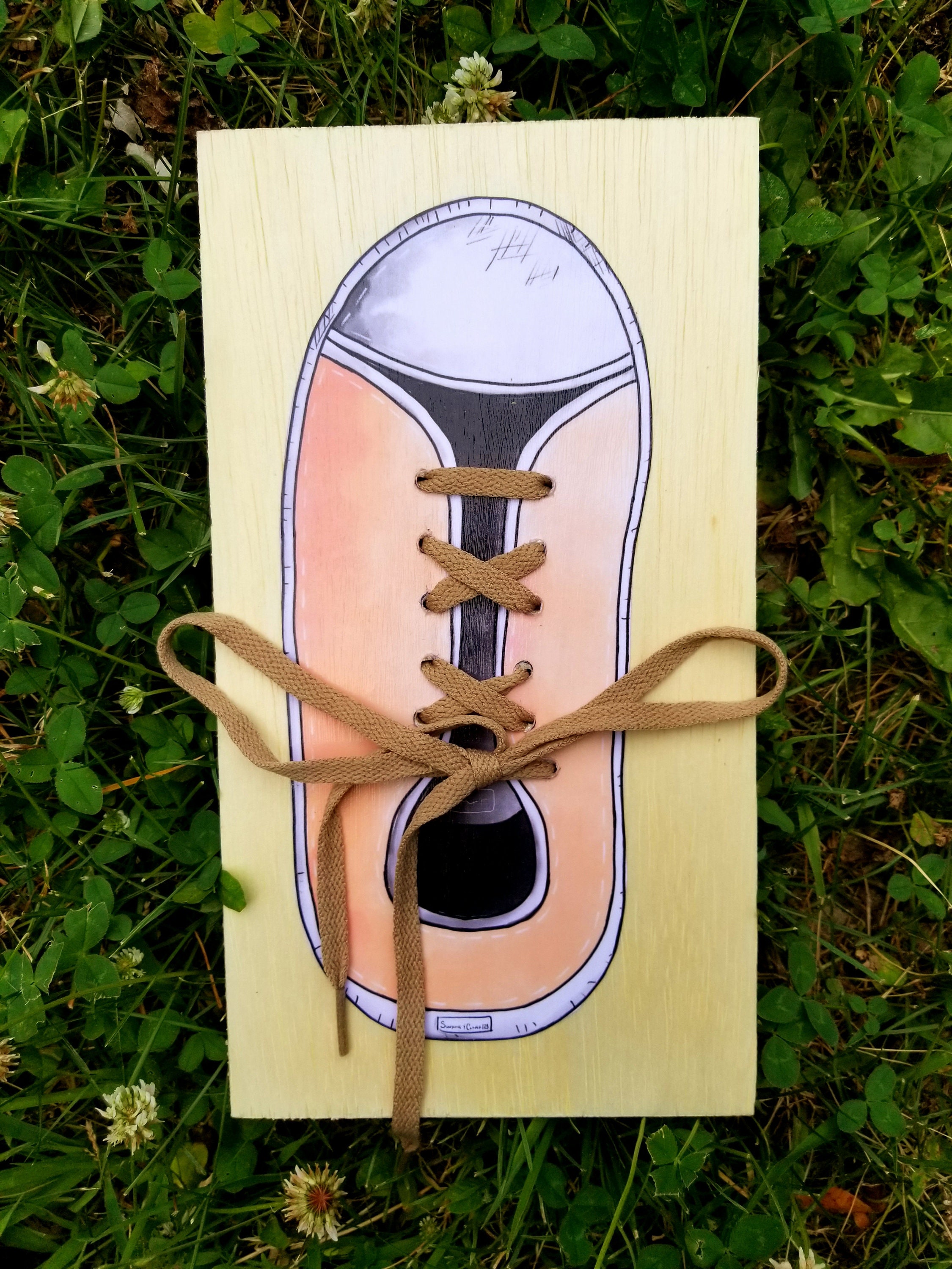 Montessori Shoe Lace Tying Practice Board, Shoelace Tying Boards, Learn ...