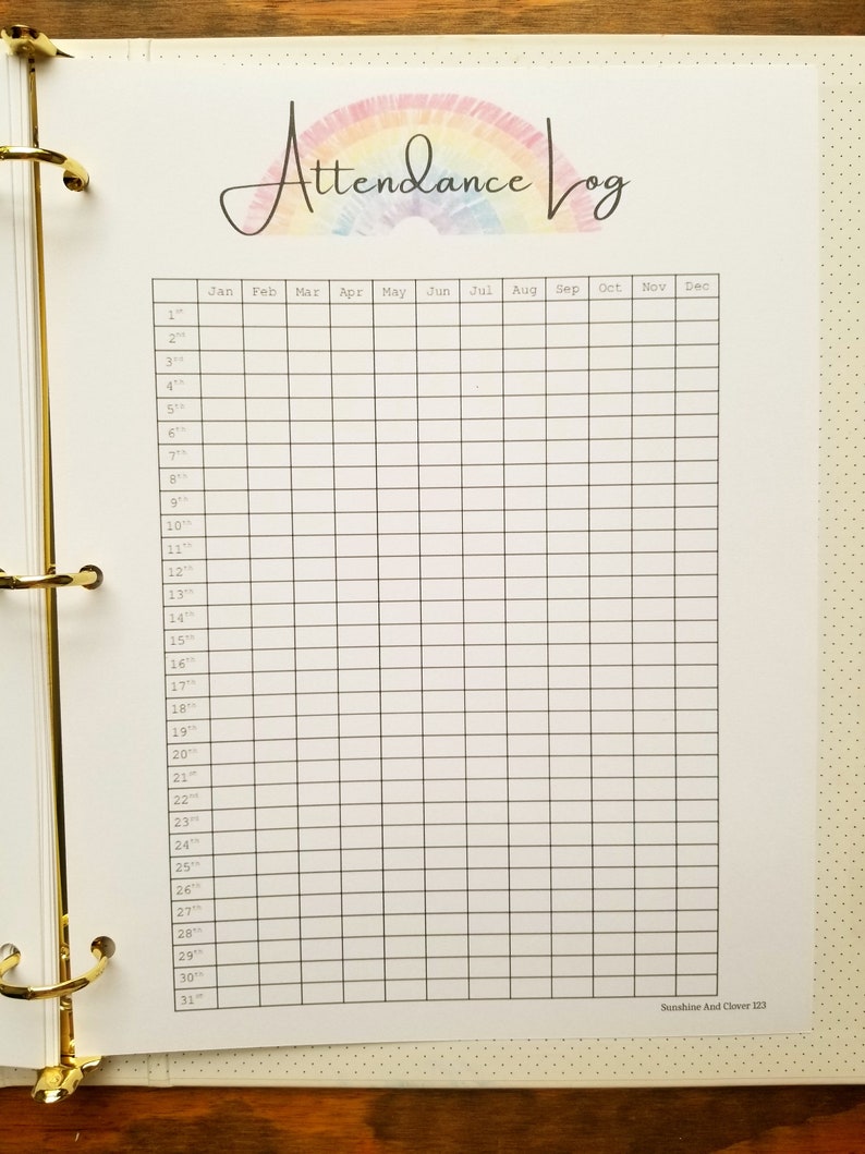 Rainbow Homeschool Planner, Organization for Homeschoolers, Daily ...