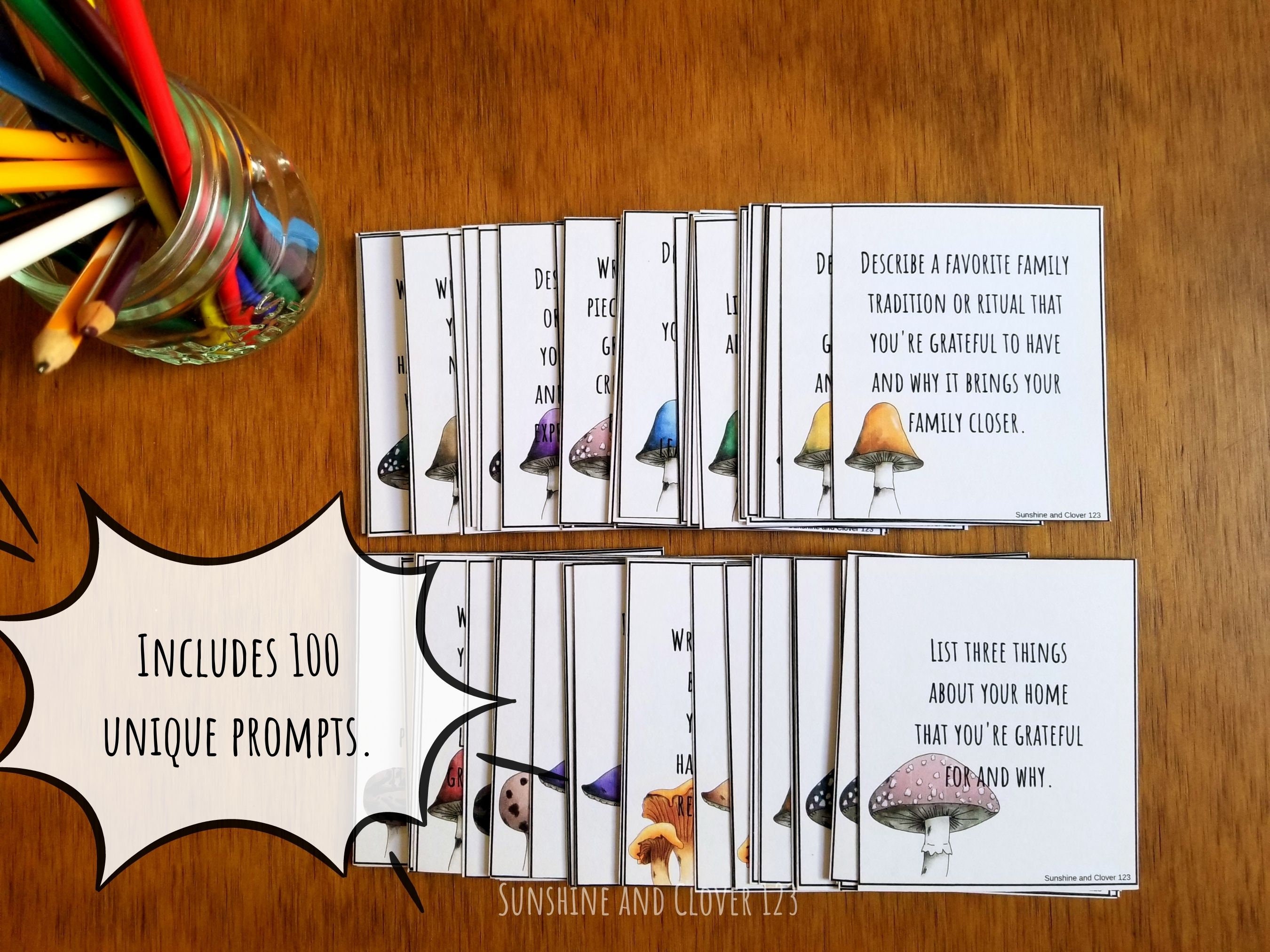 Printable Journaling Prompt Cards Bundle, Gratitude Journal Prompts ...