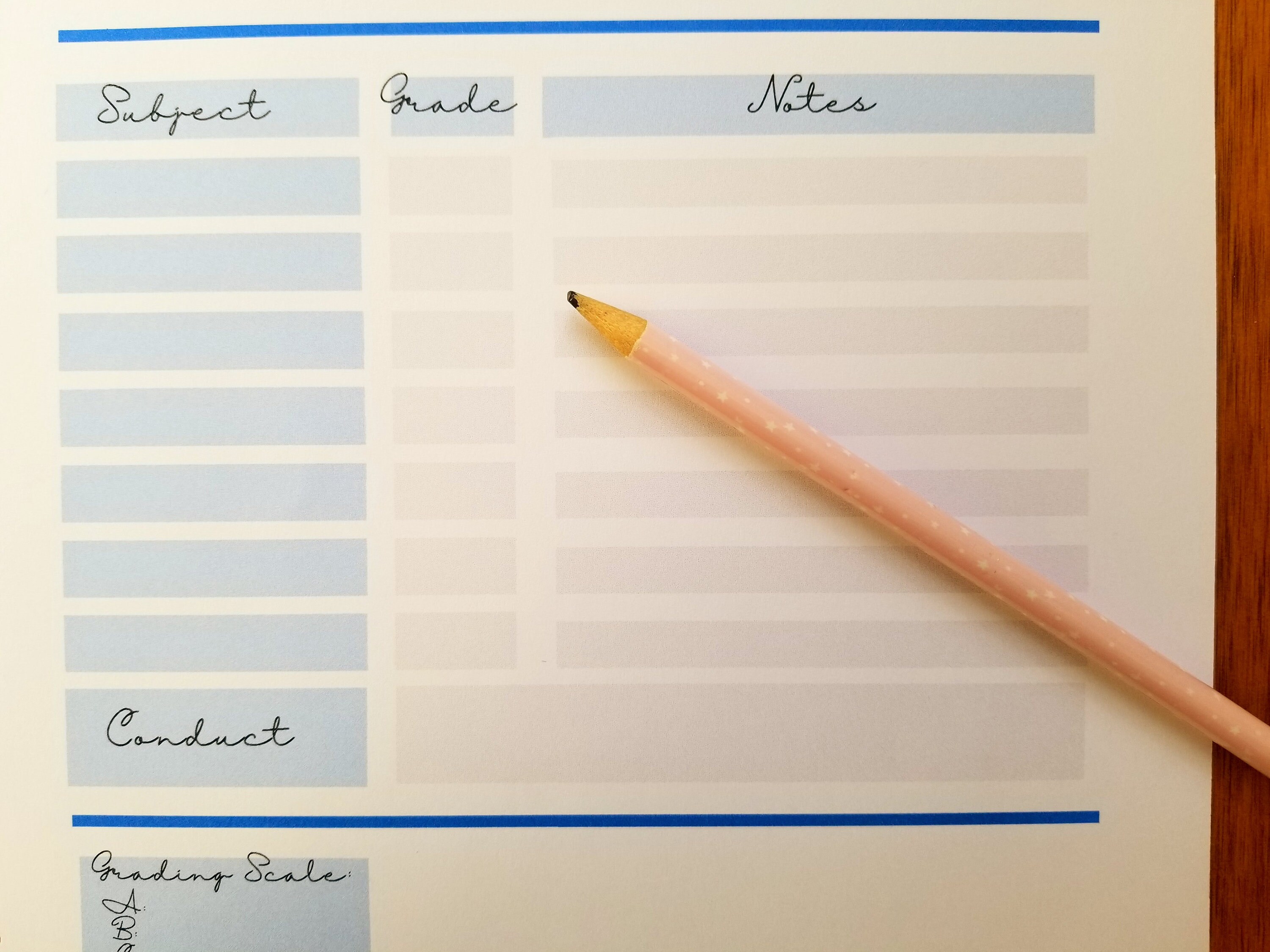 Mushroom Report Card, Homeschool Printables, Homeschool Supplies, Grade ...