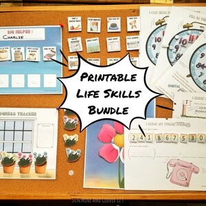 Life Skills Printables, Chore Chart, Address and Phone Number ...