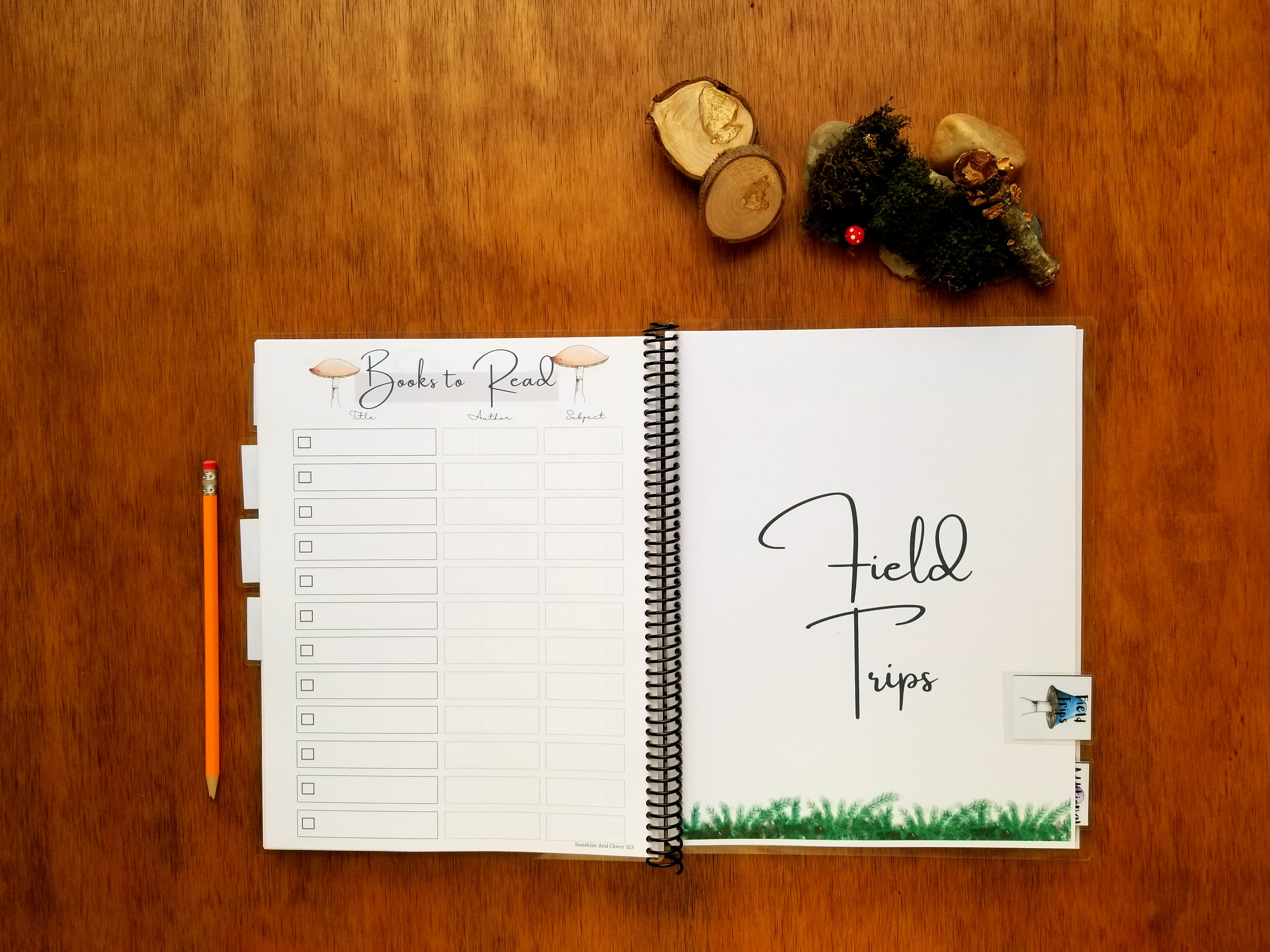 Spiral Bound Homeschool Planner, Homeschooling Scheduler, Homeschool ...