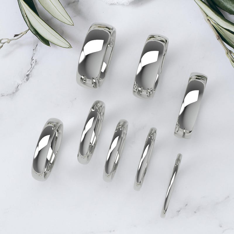 Silver Ring Band 2.5mm - Etsy