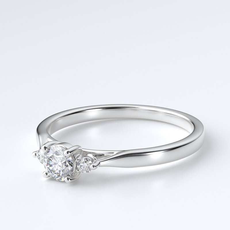 White Gold Promise Rings - Etsy