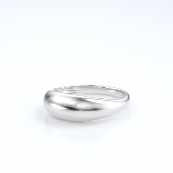 White Gold Ring - Etsy