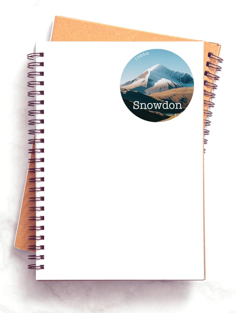 Snowdon - Three Peaks Sticker - Etsy UK