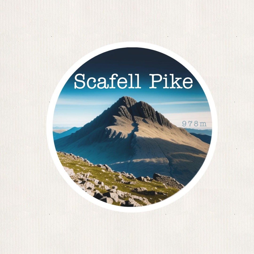 Scafell Pike Sticker - Three Peaks - Etsy