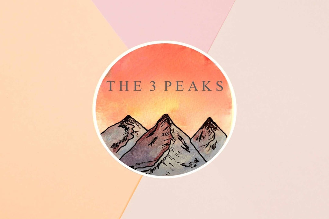 National Three Peaks Sticker - Etsy
