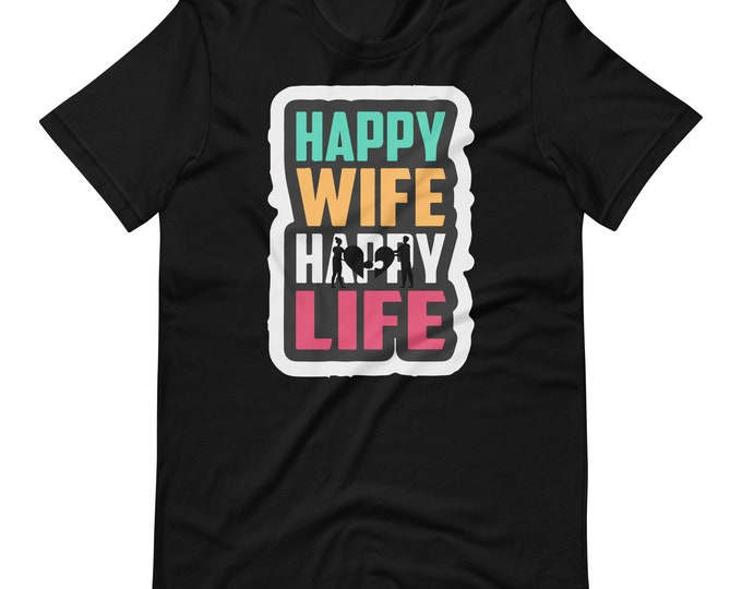Happy Wife Happy Life, Happy Wife Happy Life Shirt, Gifts for Husbands ...